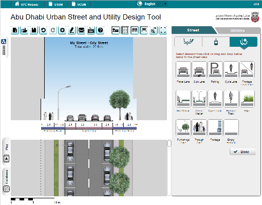 Abu Dhabi Urban Street and Utility Design Tool